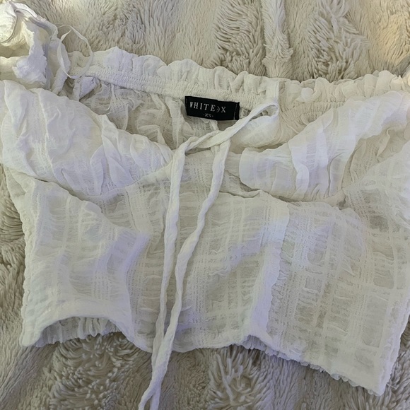 White Fox Boutique | Tops | White Fox Boutique Off The Shoulder White ...